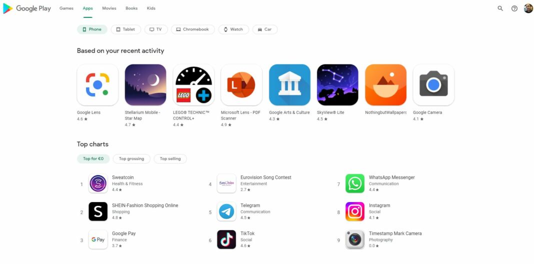 Αυτό είναι το ανανεωμένο site του Google Play Store - Techmaniacs