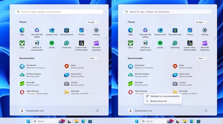 Αφαίρεσε τώρα τις διαφημίσεις, και άλλα περιττά στοιχεία, από την Έναρξη των Windows 11 ...