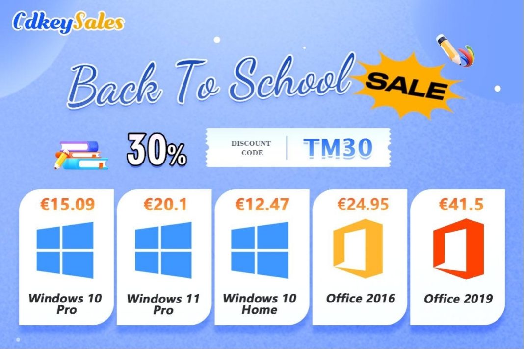 Cdkeysales Back to School Sale: Windows 11 Pro με μόλις 20€, Office για 25€ - Techmaniacs